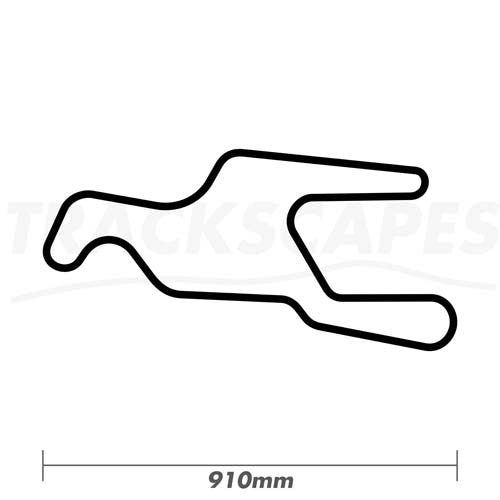 Arctic Circle Raceway Norway Wooden Wall Art Sculpture