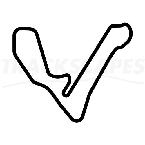 Croft Circuit BTCC Wooden Wall Art Track Model